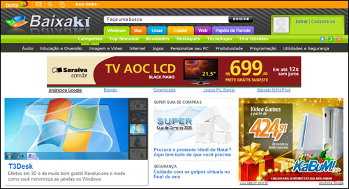 Baixaki: Site para baixar programas - Minuto LigadoMinuto Ligado